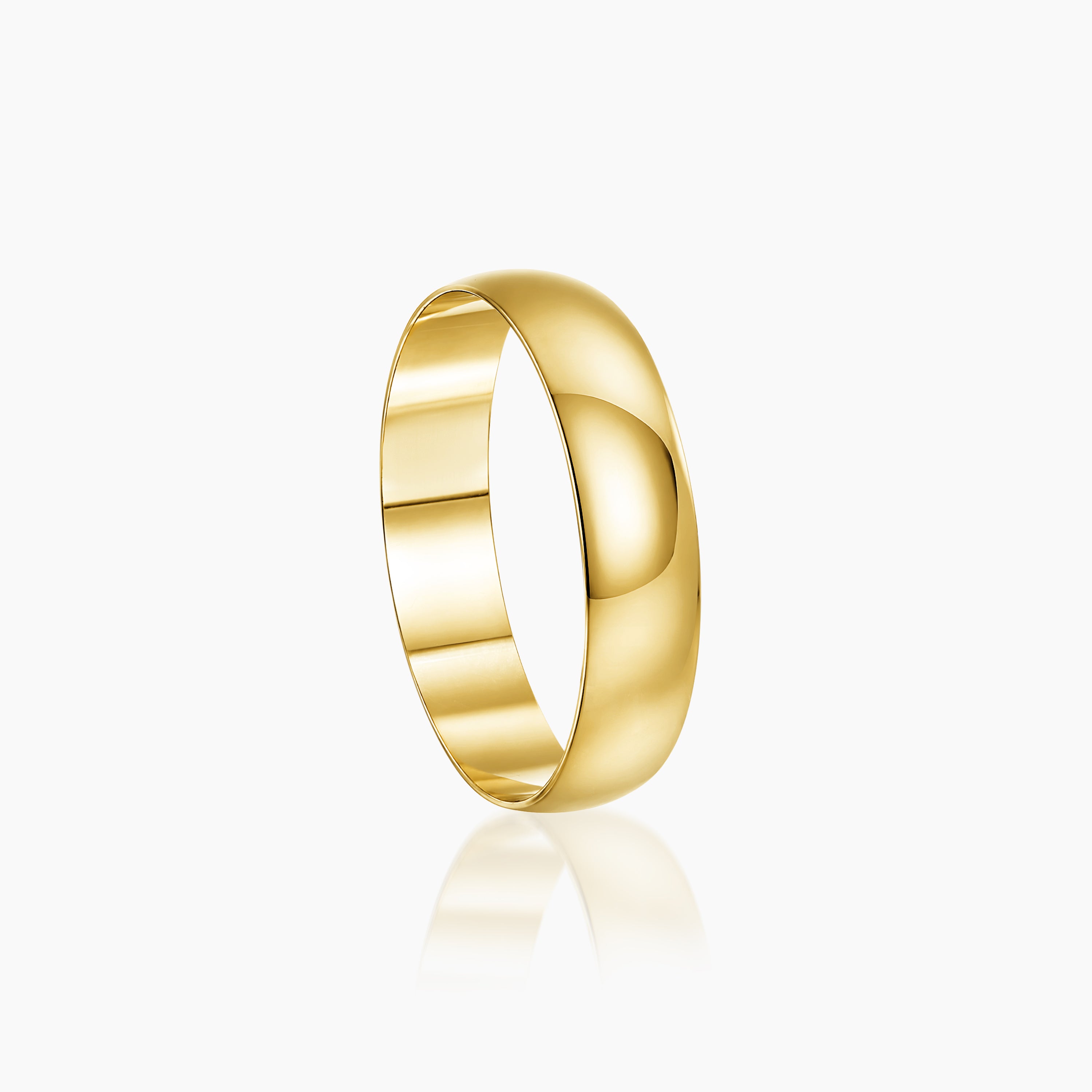 11 - CLASSIC WEDDING RING IN 18K (SAUDI) YELLOW GOLD – F&C Jewelry ...